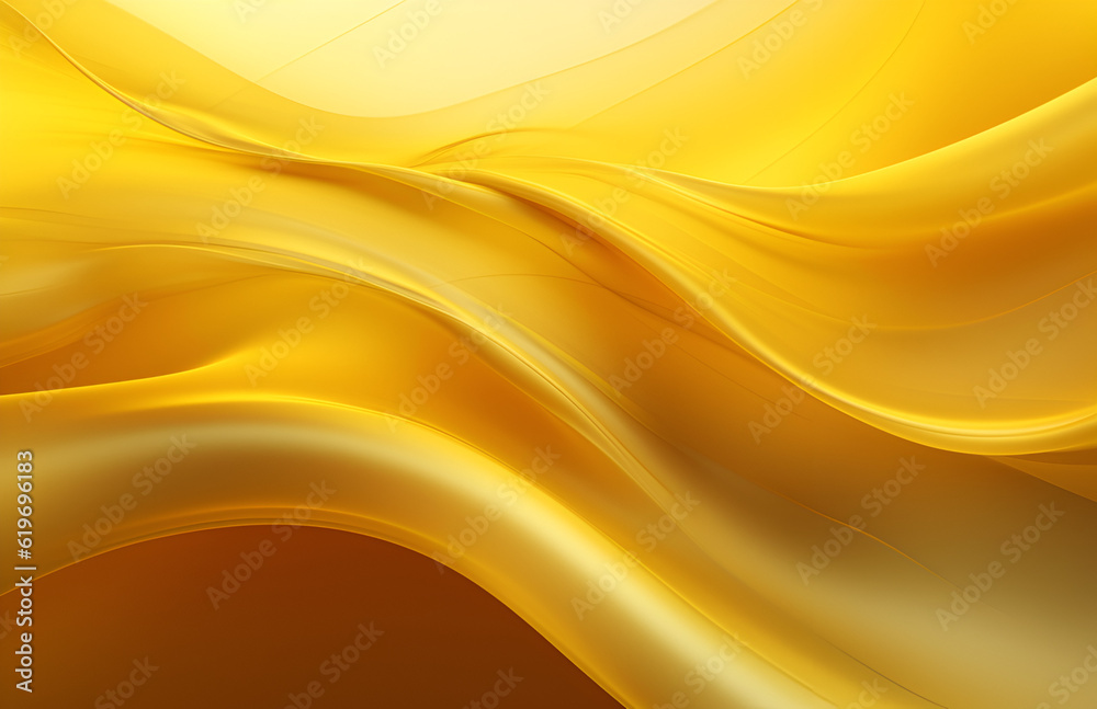 abstract yellow background with waves Stock Illustration | Adobe Stock
