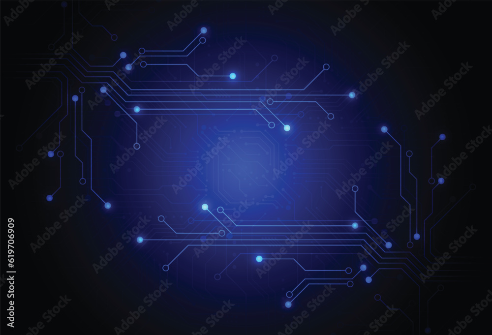 Abstract digital background with technology circuit board texture ...