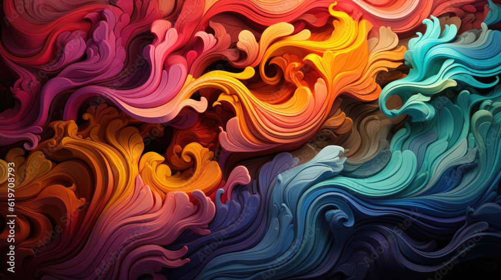 Colorfull Wave Background, HD, Background Wallpaper, Desktop Wallpaper ...