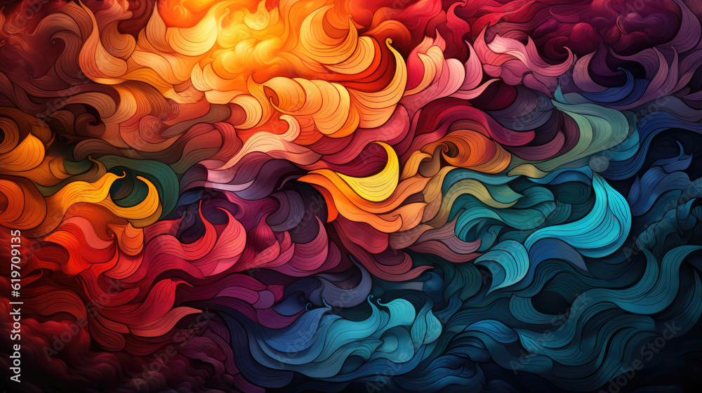 Colorfull Wave Background, HD, Background Wallpaper, Desktop Wallpaper ...