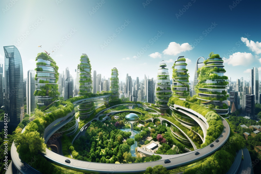 Building transformed into a thriving green space with rooftop gardens ...