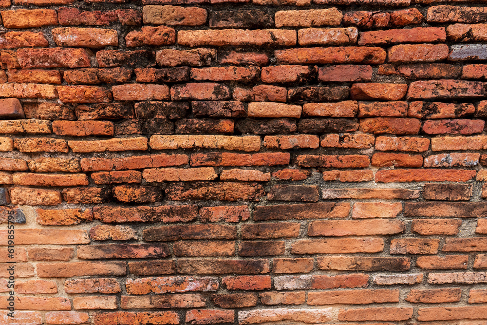 Red brick wall texture background High resolution clear imprinted ...