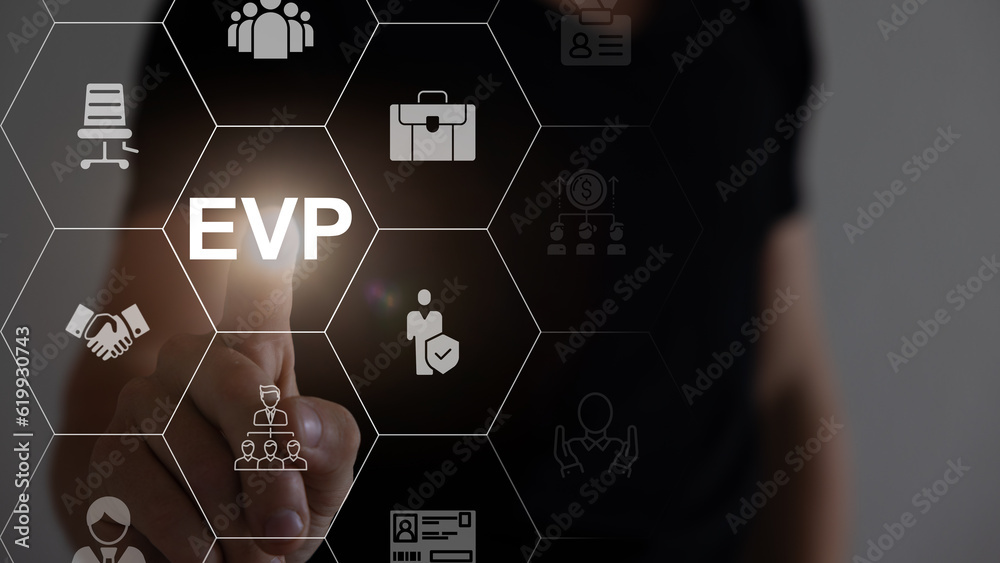 Employee value proposition (EVP) strategy concept. Attract, motivate ...