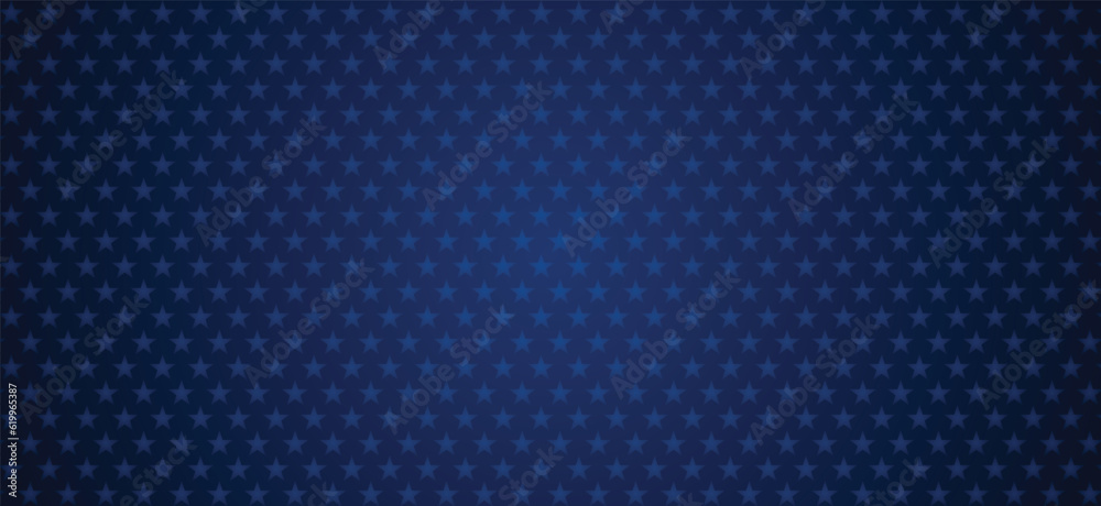 Blue stars over dark blue gradient background Stock Vector | Adobe Stock