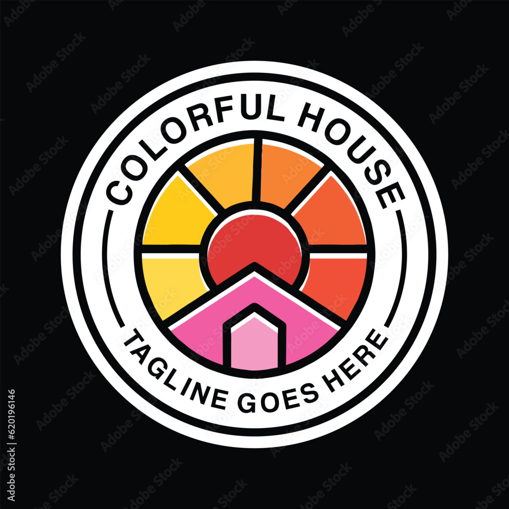 Premium Monoline House Logo Design Emblem Vector illustration ...