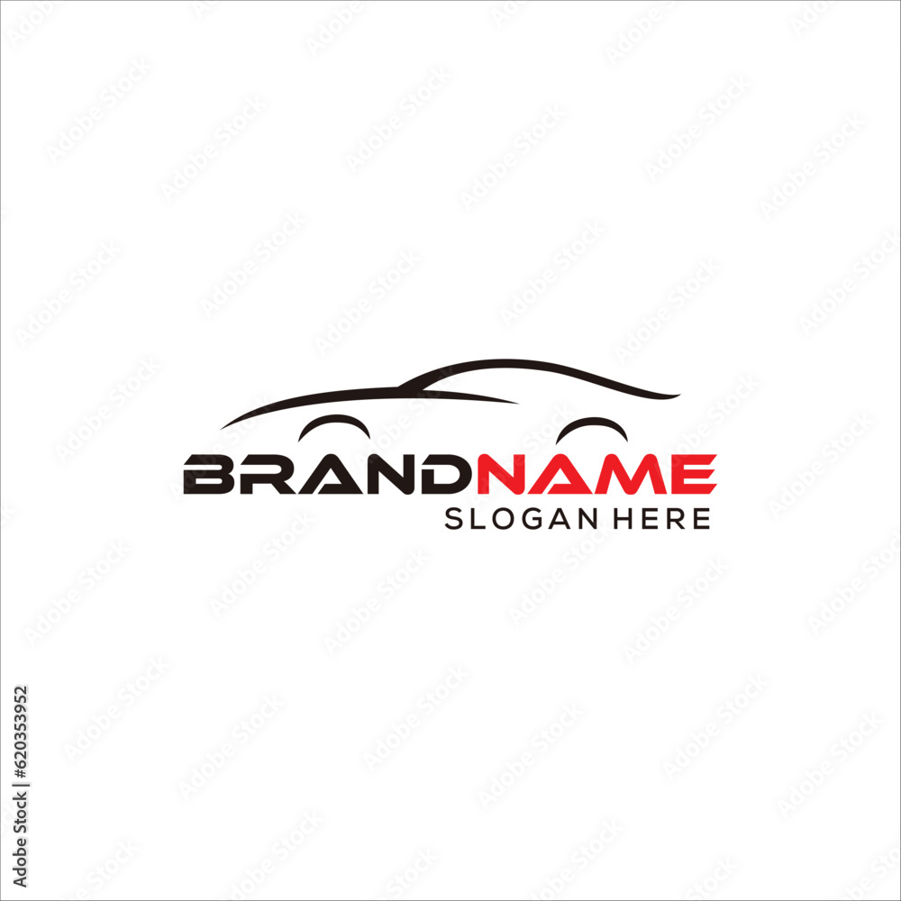 car showroom logo design vector illustration Stock Vector | Adobe Stock