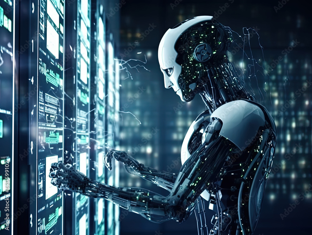 Ilustración de Stock dramatic digital artwork that captures the growing ...