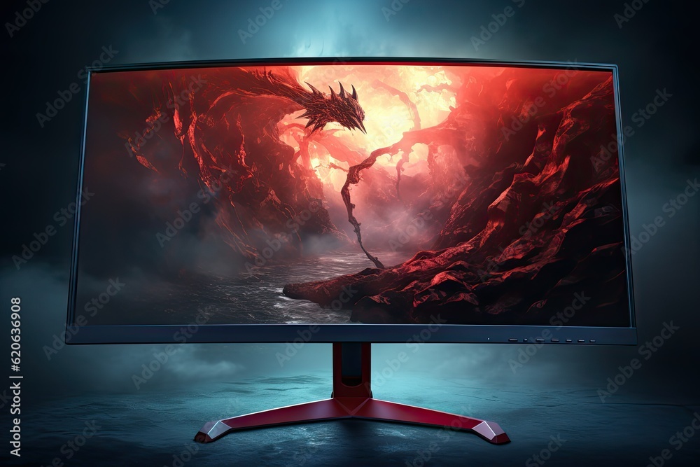 Curved Gaming Monitor for professional esports player, 240hz high ...