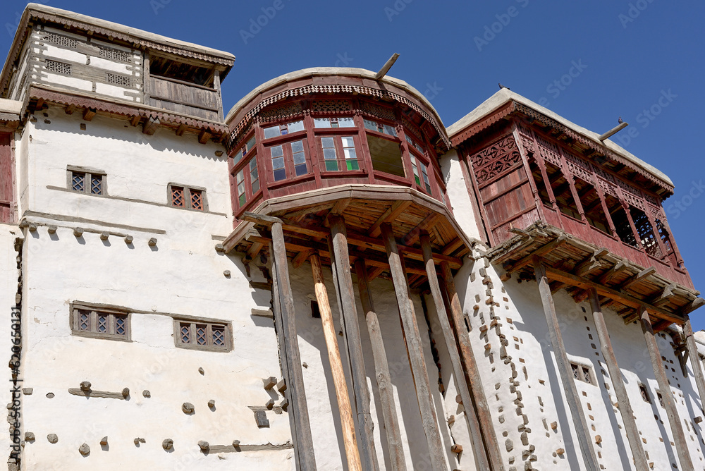 BALTIT FORT IN THE HUNZA VALLEY IN THE GILGIT BALTISTAN REGION IN ...