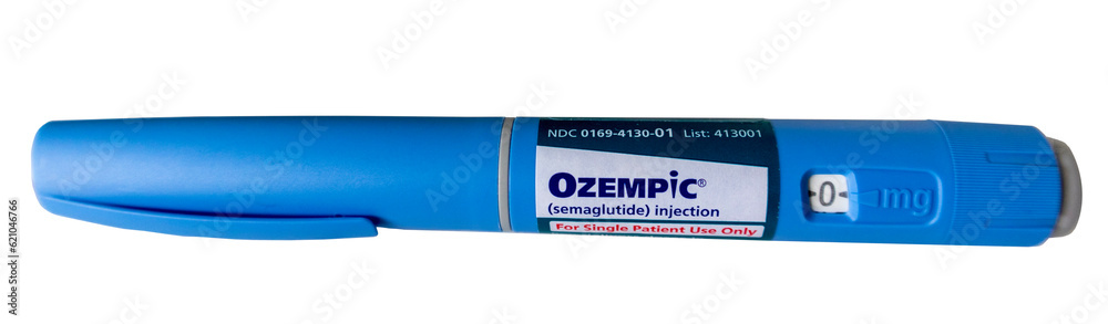 Ozempic semaglutide injection pen isolated Stock Photo | Adobe Stock