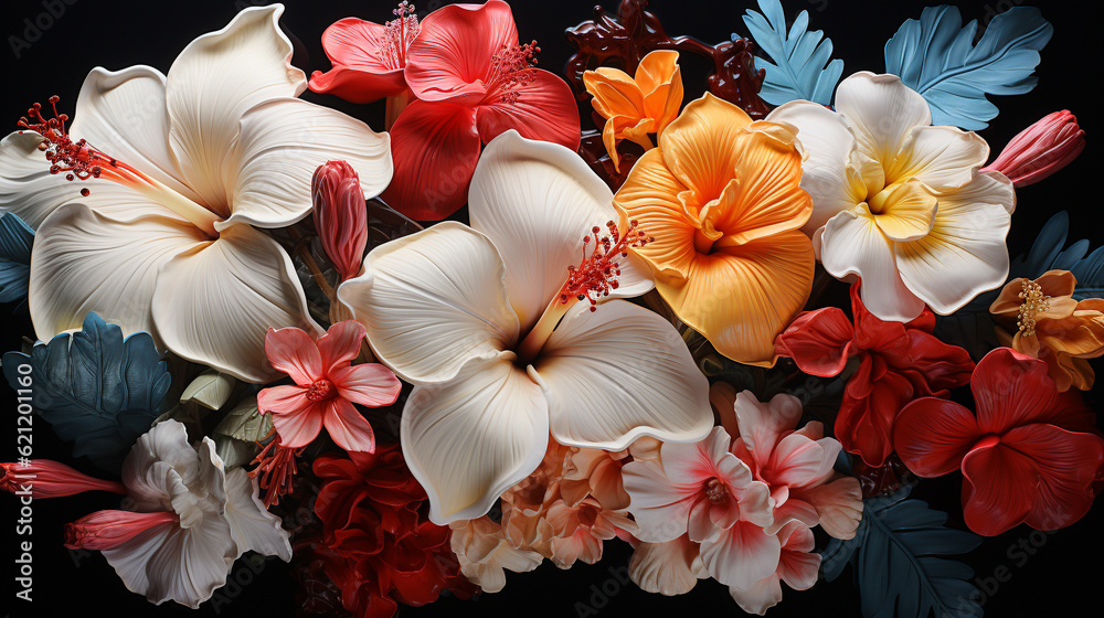 colorful flowers HD 8K wallpaper Stock Photographic Image Stock Photo ...