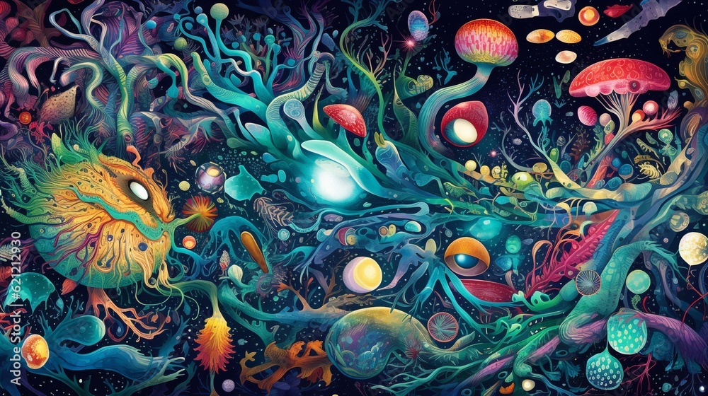 a visual journey into the realm of biology and science with this ...