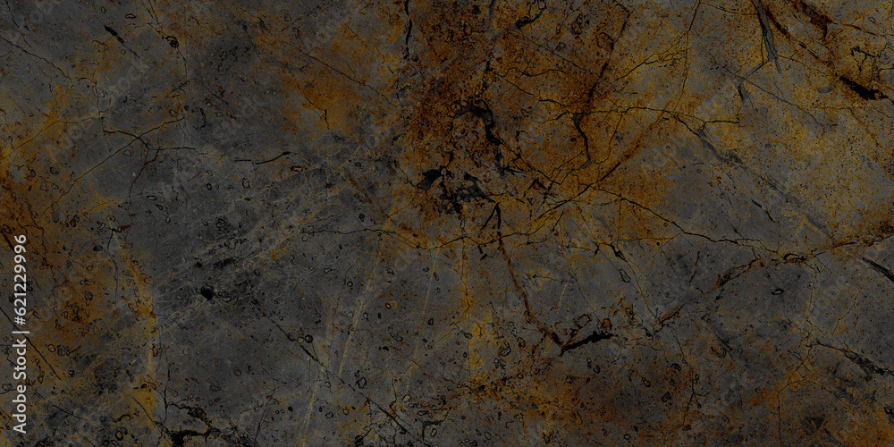 Grey marble texture background with brown vines on surface. vitrified ...