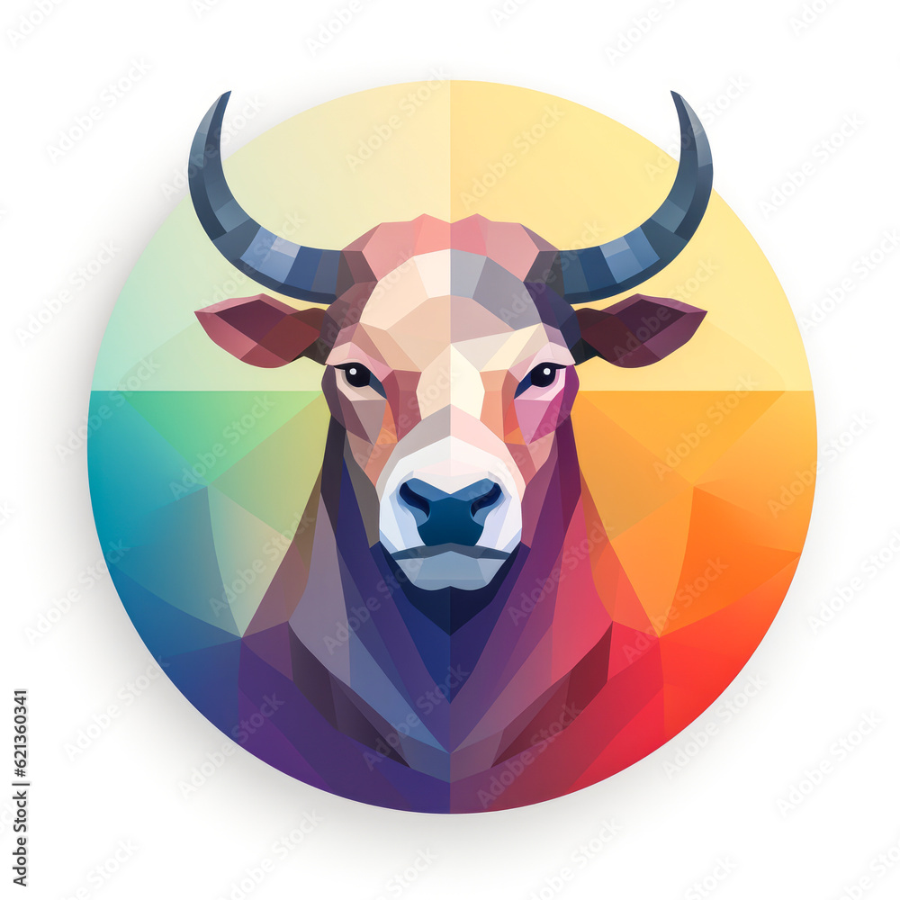 Captivating minimalist design with Taurus astrological sign, elegantly ...