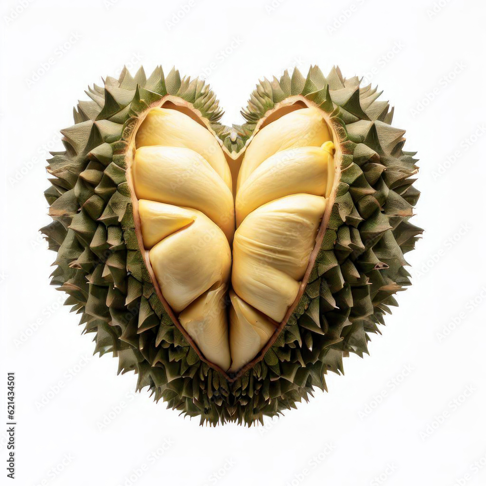 Durian Romance: A Generative AI Creation Stock Illustration | Adobe Stock