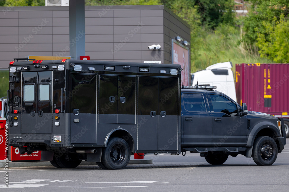 Vilnius Lithuania 2023-07-08 The United States Secret Service Hazardous ...