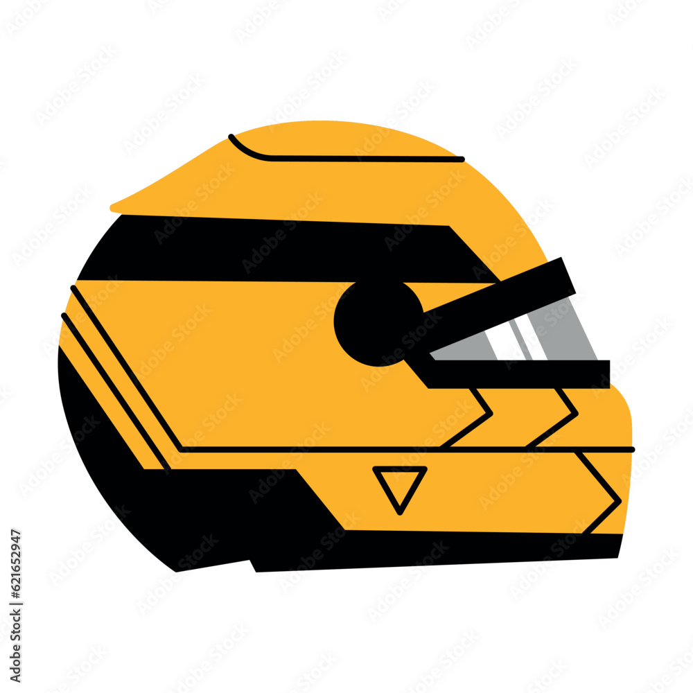 Formula 1 set. Types of tire, car, helmet, pit stop, podium, lights out ...