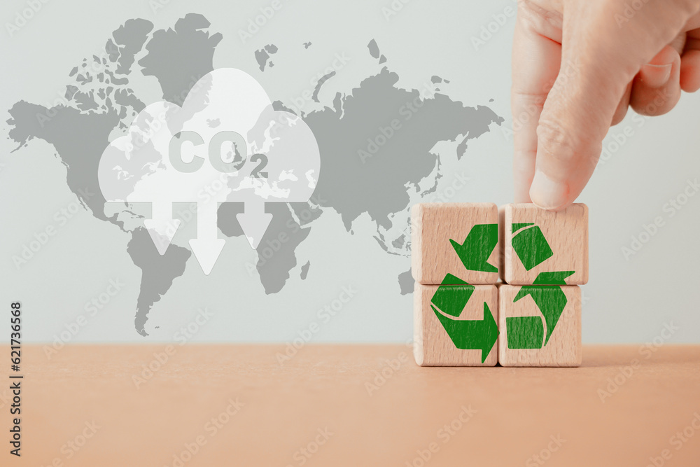 Zero carbon and net zero emissions concept. Carbon neutral. Climate ...