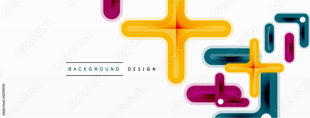Cross line background minimal geometric template. Design for wallpaper ...