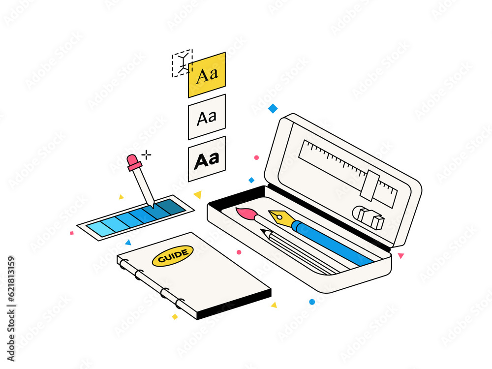 UI UX Illustration Design User Interface Experience Wireframe Layouting ...