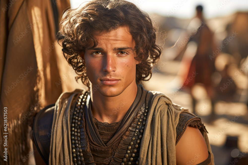 Joseph in Egypt slave servant in house of Potiphar later the Governor of Egypt Generative AI ...