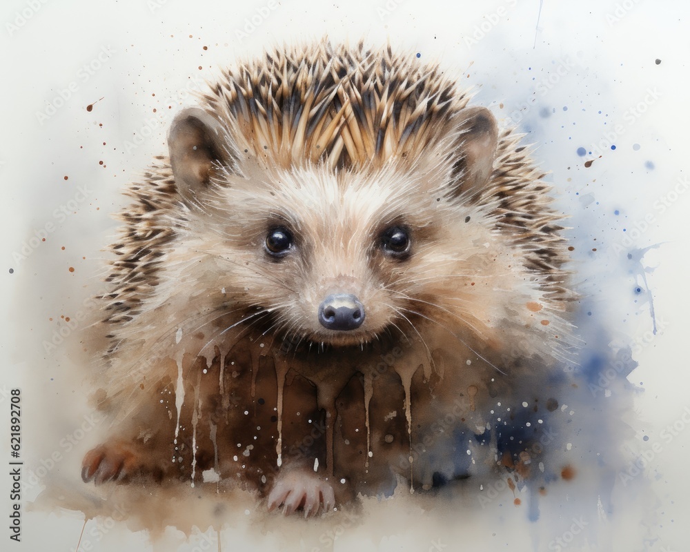 fluidity and unpredictability of watercolors by creating a dynamic and ...