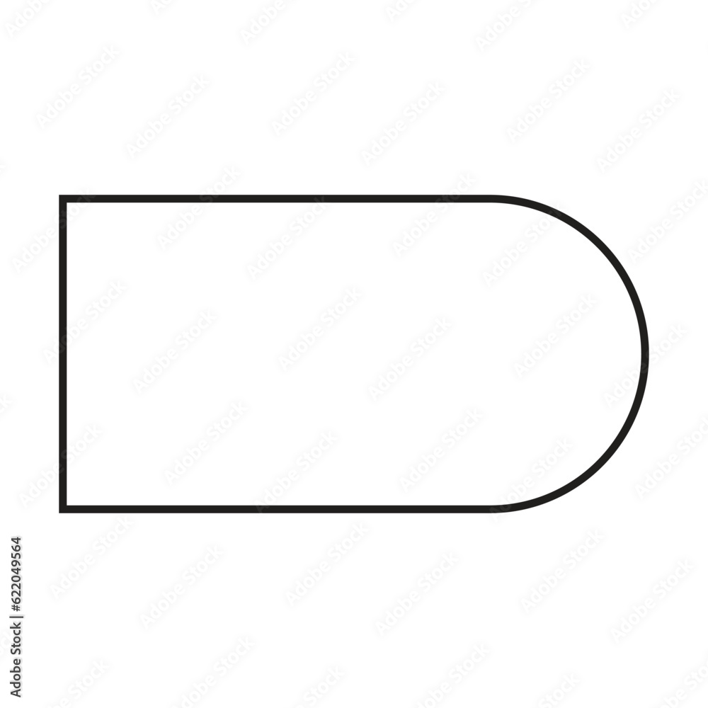 Delay flow chart Shape element for process layout diagram illustration ...