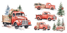 Pick-up Truck Christmas Card Free Stock Photo - Public Domain Pictures