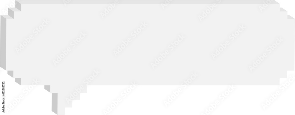 8bit retro game pixel speech bubble balloon icon sticker memo keyword ...