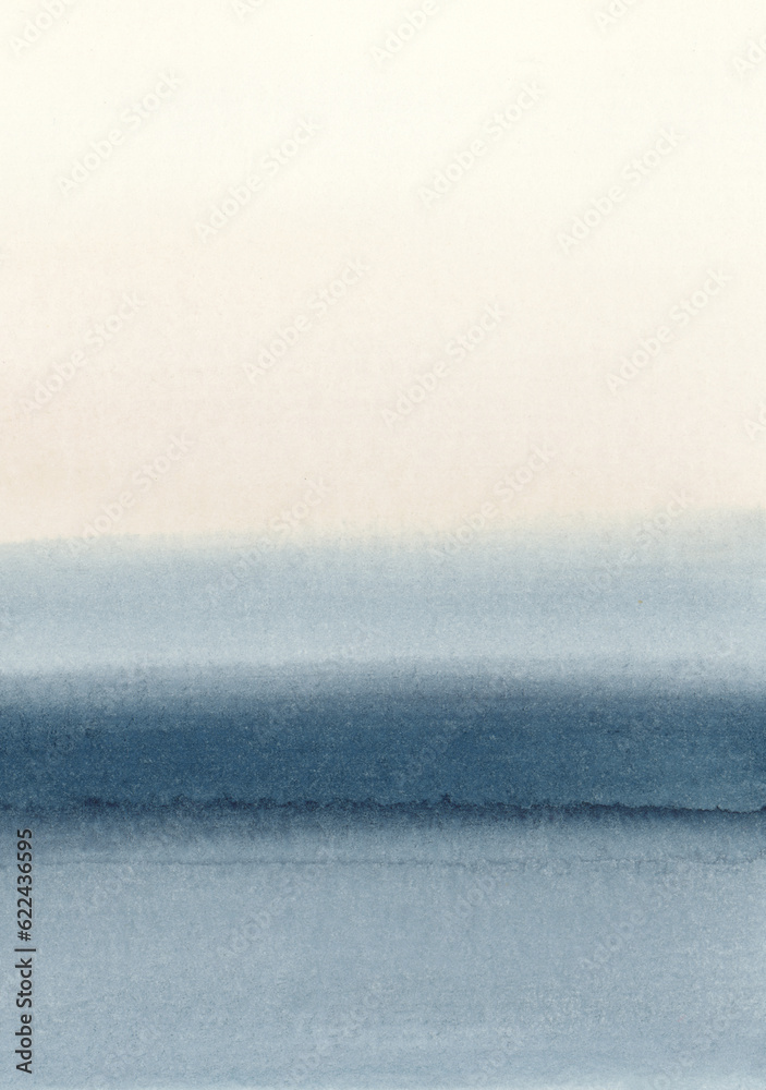 Ink watercolor hand drawn smoke flow stain blot on wet paper texture ...