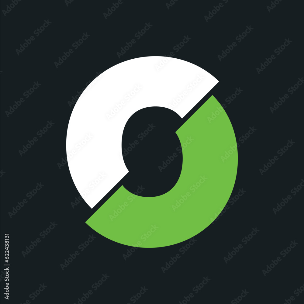 O letter bold and modern logo template. O letter typeface is ...