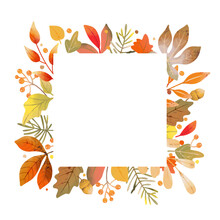 Autumn Square Poster Free Stock Photo - Public Domain Pictures