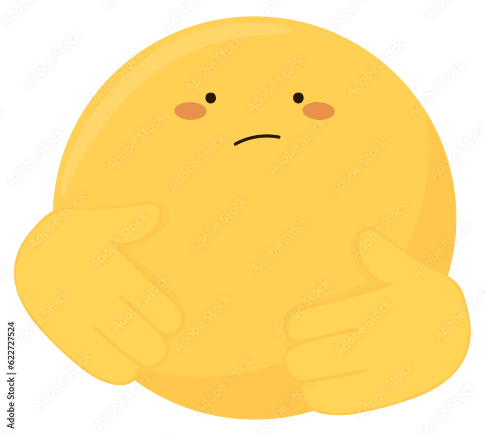 Fat emoji worried, with his hands on belly. Causes for distended ...