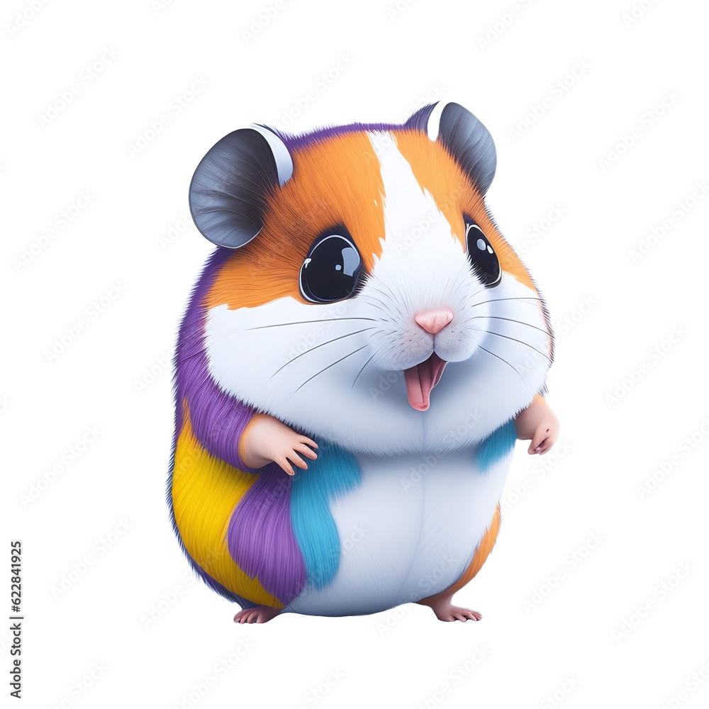 Hamster Stickers Print Svg Bundle, best friend cute animal clipart baby ...