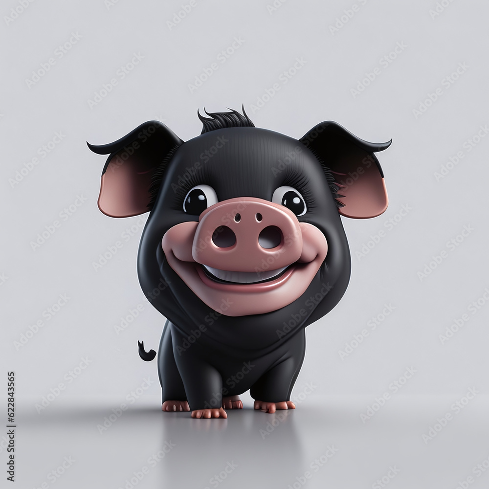 Cute Mini Pig Svg & Png Decor Bundle for show pig face baby shower ...