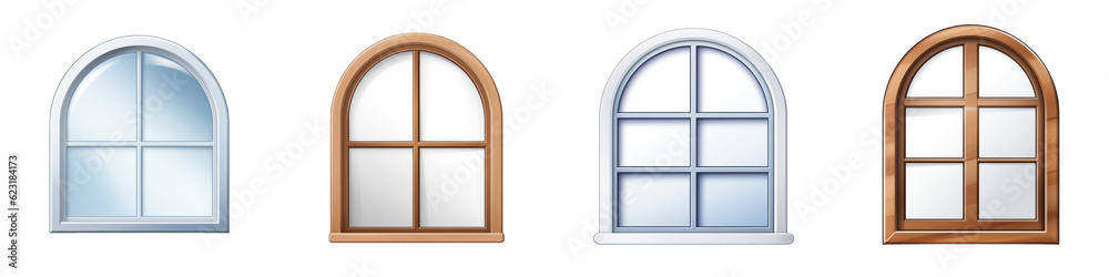 Window clipart collection, vector, icons isolated on transparent ...