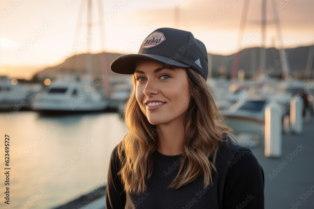 Medium shot portrait photography of a glad girl in her 30s wearing a ...