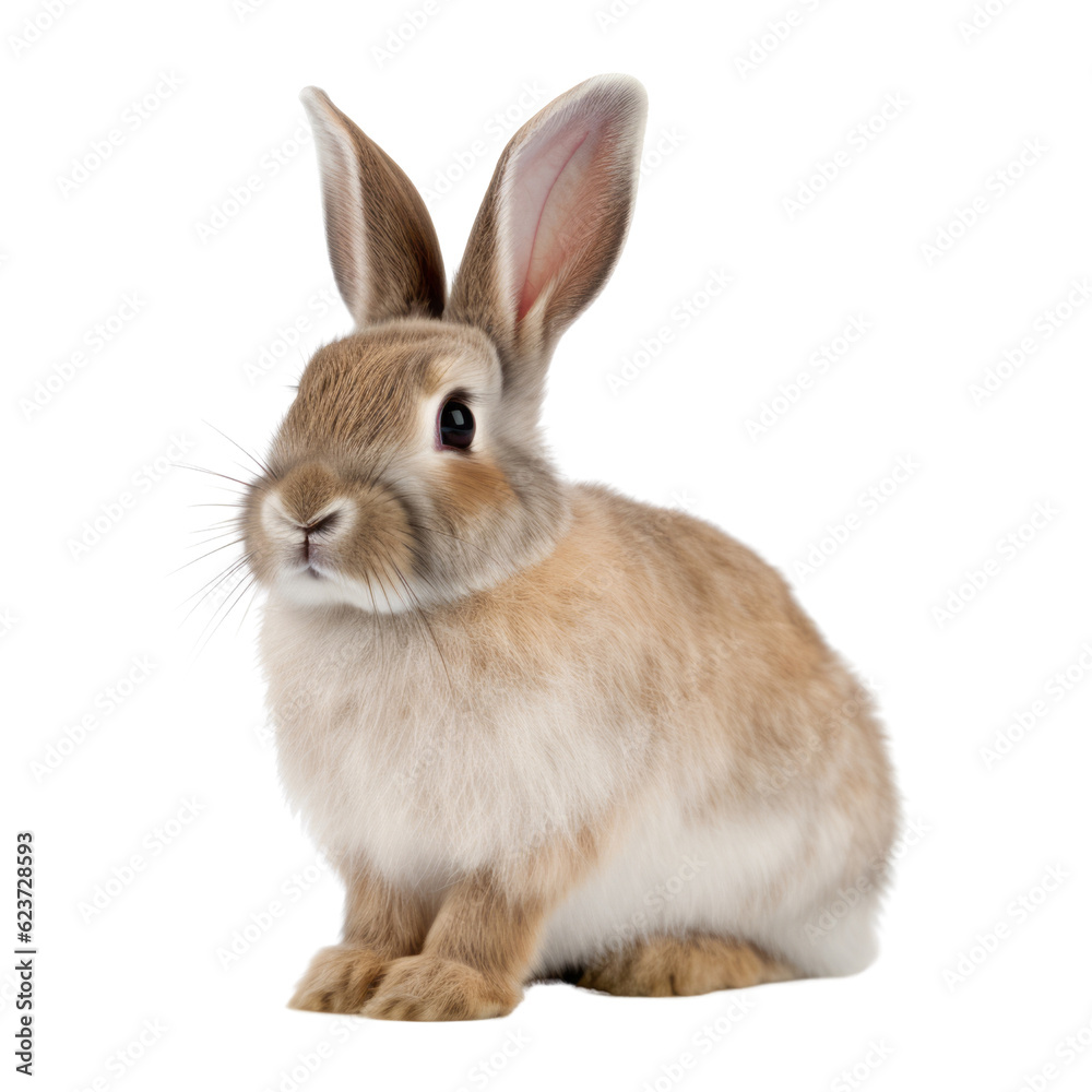 rabbit isolated on transparent background cutout Stock Photo | Adobe Stock