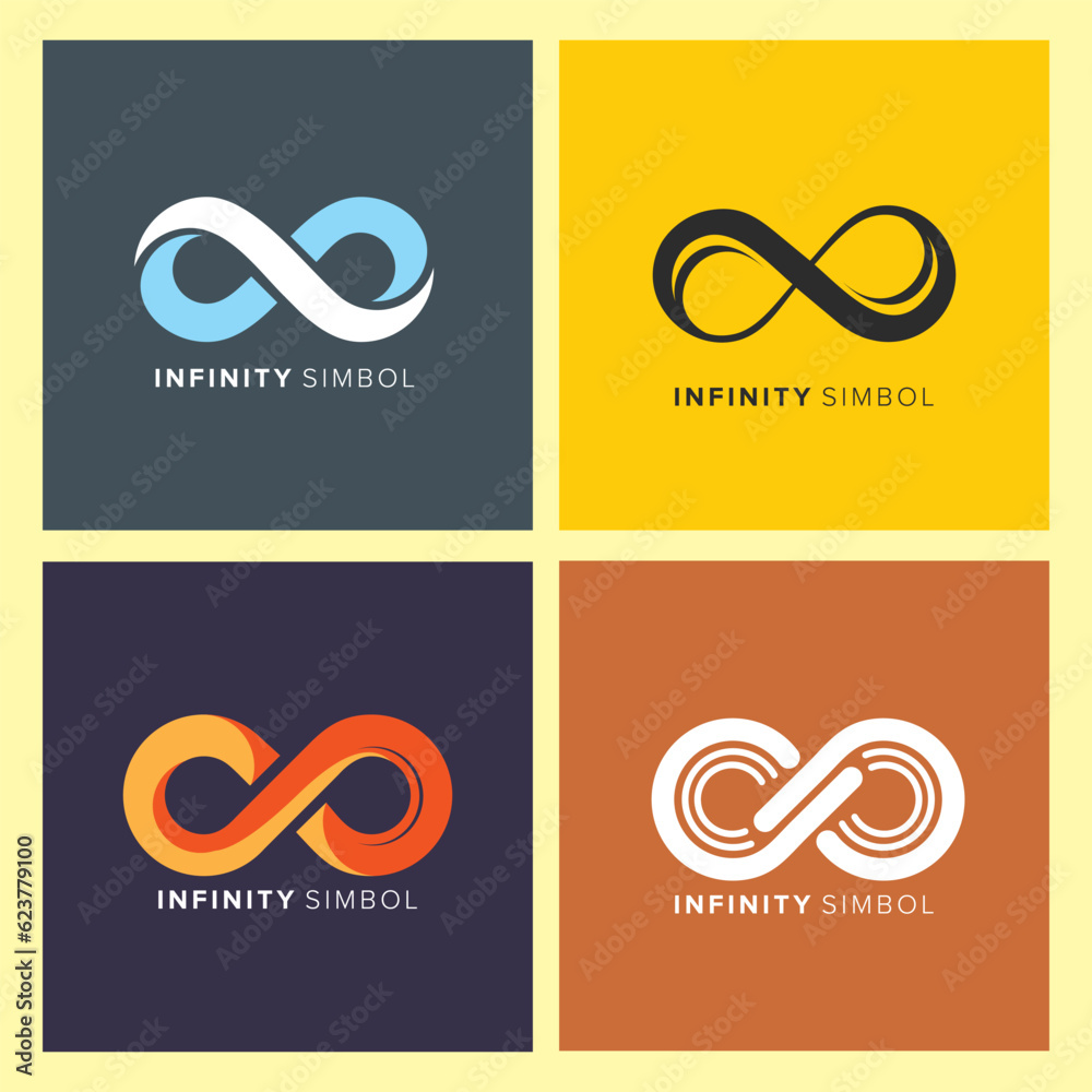 infinity simbol collections Stock Vector | Adobe Stock