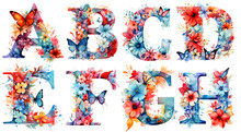 Floral Spring Letter Free Stock Photo - Public Domain Pictures