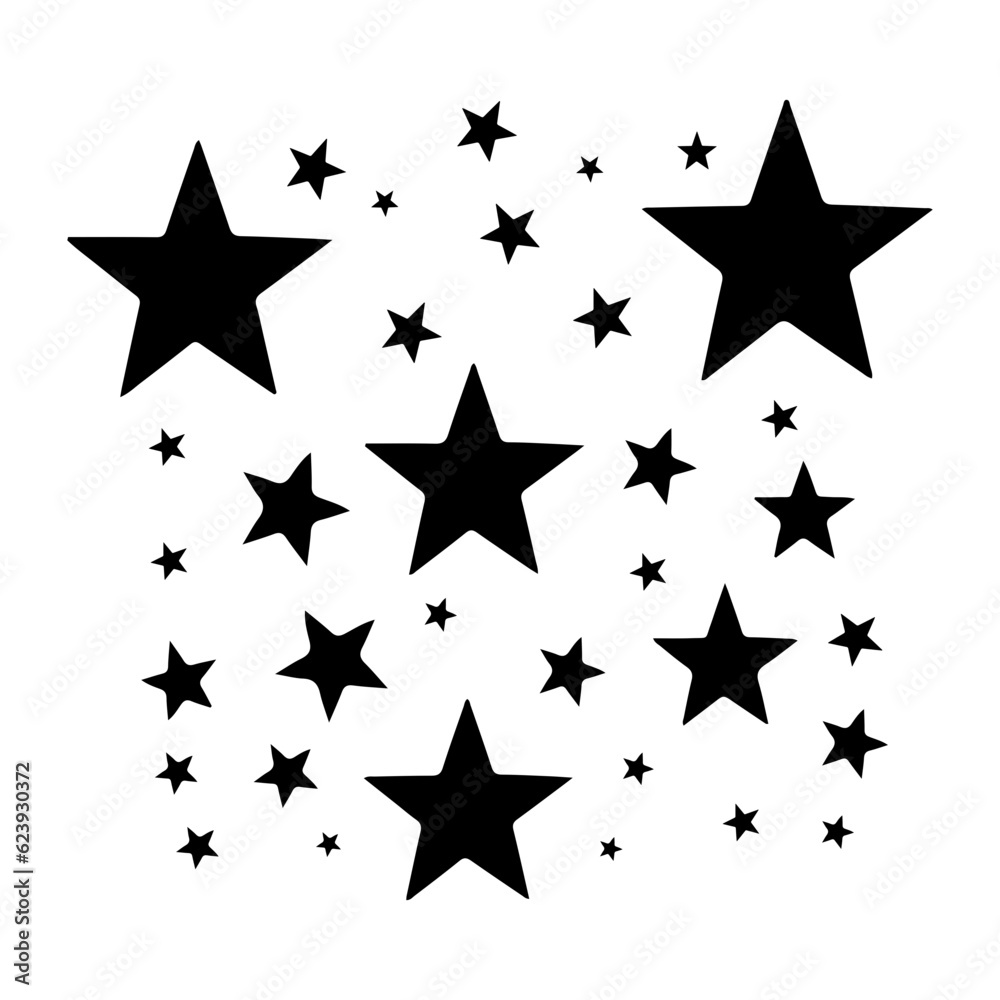 Stars Bundle Svg, Stars Svg, Sparkle Stars SVG, Star Clipart, Instant ...