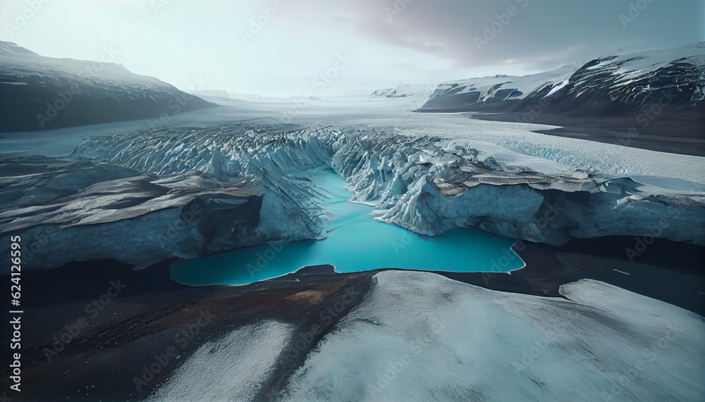 Climate change is important. Iceland. Icelandic glacier destruction as ...