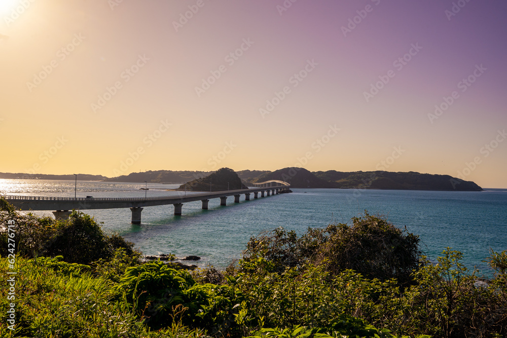 Tsunoshima, iconic bridge in Yamaguchi Stock Photo | Adobe Stock