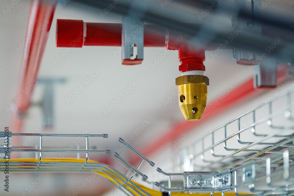 Clean agent fire suppression system used in data centers, backup ...