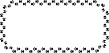 Paw Print Frame Free Stock Photo - Public Domain Pictures