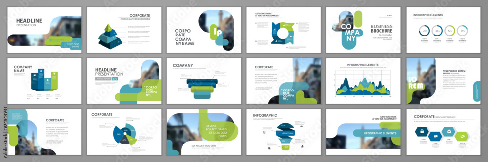 Presentation slide layout Stock Vector | Adobe Stock