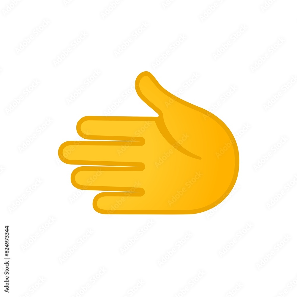 All type of hand emojis, gestures, stickers, emoticons flat ...