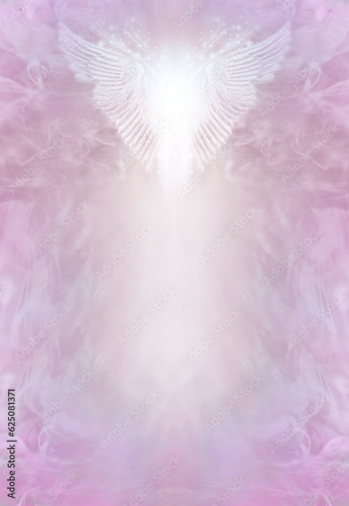 Angel Healing spiritual diploma award certificate template background ...
