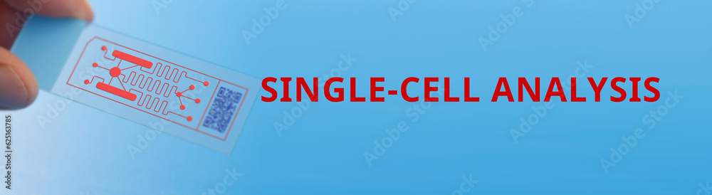 Single-cell analysis lab on chip device Stock Photo | Adobe Stock