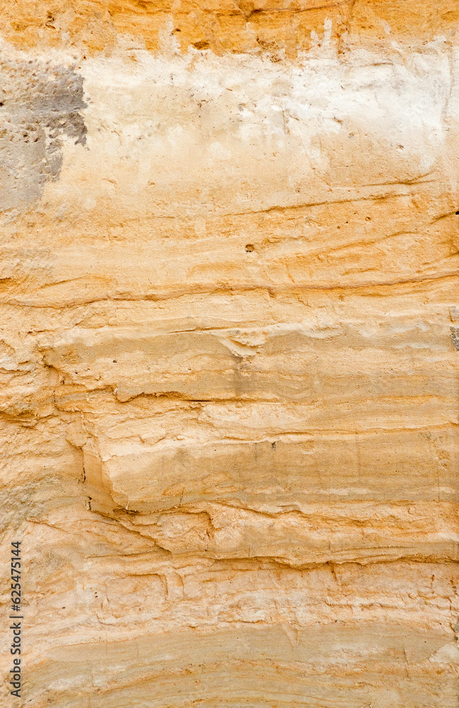 Soil science: cross-section of soil, three ice ages in one soil profile ...